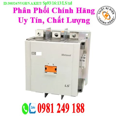 Contactor LS MC-185a 90kW 2NO+2NC – thietbidienchinhhang