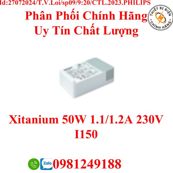 Xitanium 50W 1.1/1.2A 230V I150 – thietbidienchinhhang