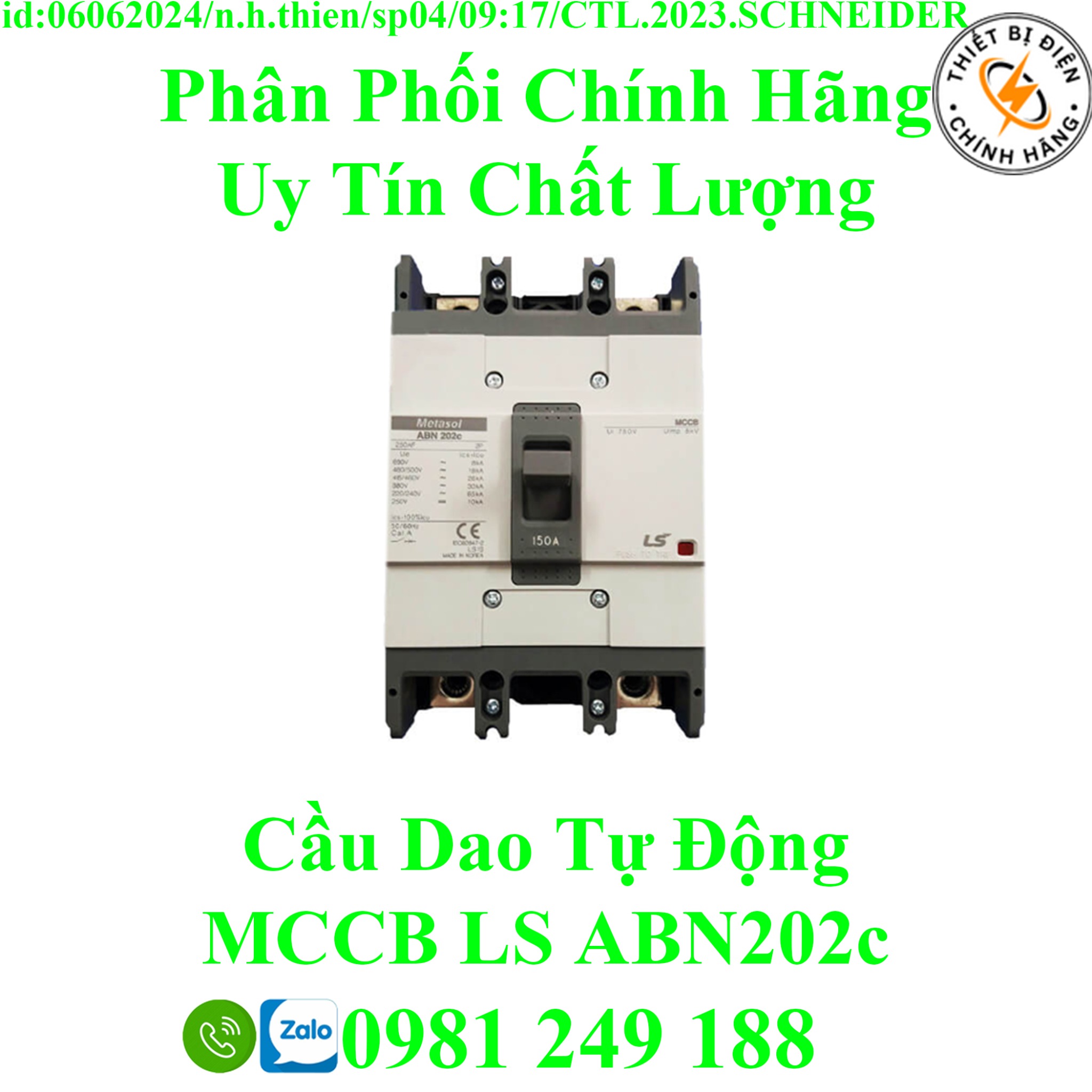Cầu Dao Tự Động MCCB LS ABN102c – thietbidienchinhhang