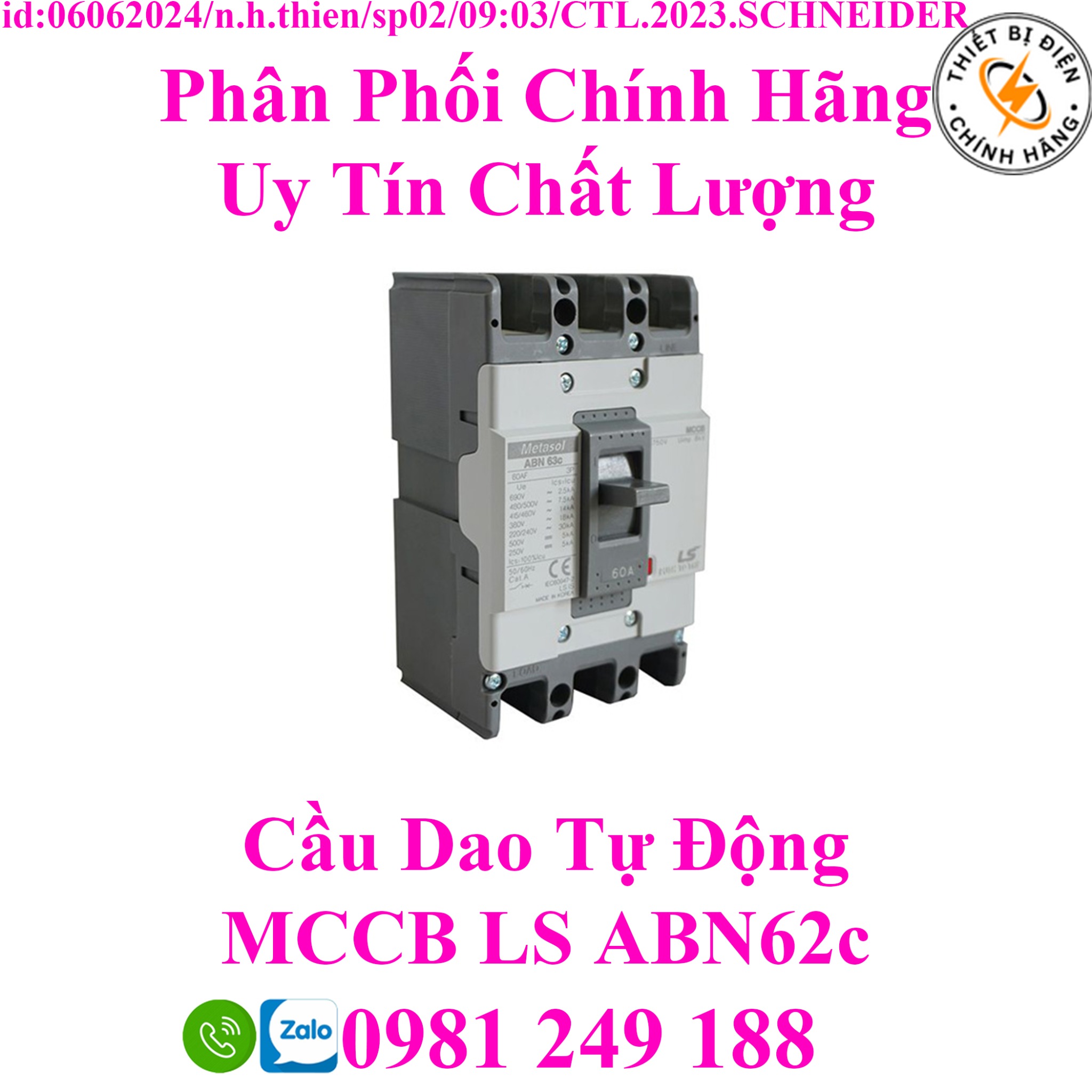 Cầu Dao Tự Động MCCB LS ABN52c – thietbidienchinhhang
