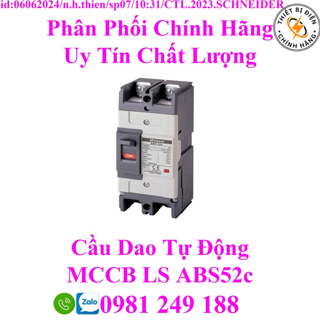 Cầu Dao Tự Động MCCB LS ABS52c – thietbidienchinhhang