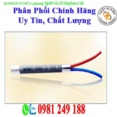 Daphaco Fa 2X1.5 : Dây cáp pha mềm 2 lõi, ruột đồng 300V – thietbidienchinhhang