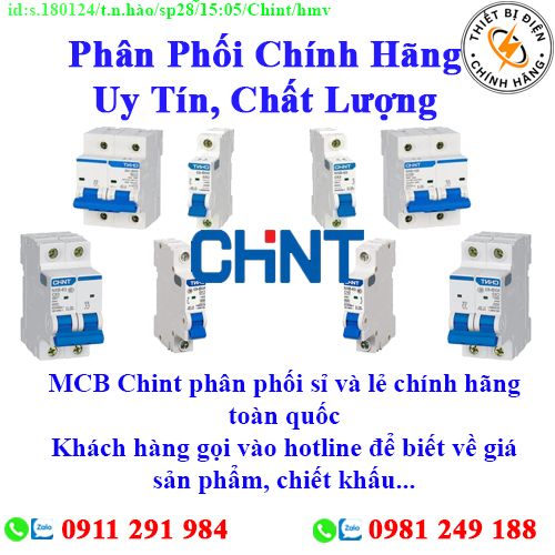 MCB Chint các loại về kho nhiều, chưa cập nhật hết sản phẩm, giá, chín – thietbidienchinhhang