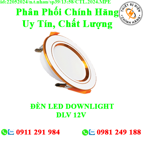 ĐÈN LED DOWNLIGHT DLV-12V – thietbidienchinhhang