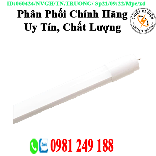 BÓNG ĐÈN LED TUBE THỦY TINH T8 MPE 1M2 GT8-120T – thietbidienchinhhang