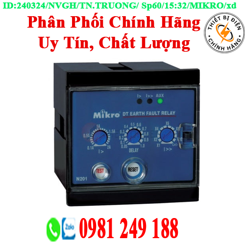 Rơ Le Bảo Vệ Điện Áp Đa Tính Năng Mikro N201-240AD – thietbidienchinhhang