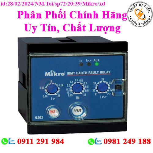 Rơ Le Bảo Vệ Điện Áp Đa Tính Năng Mikro N202-240AD – thietbidienchinhhang