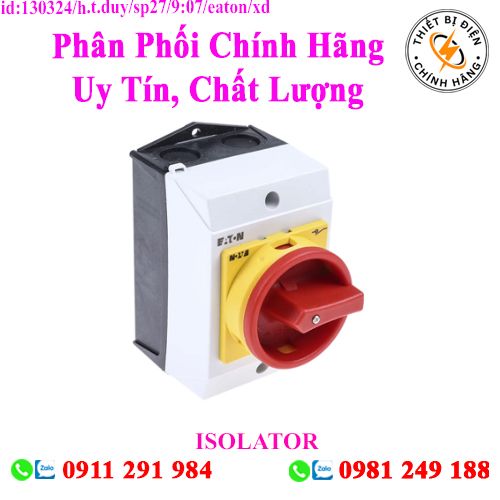 ISOLATOR 3P 100A - P3-100/I5/SVB/HI11 EATON – thietbidienchinhhang