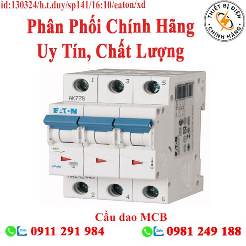 Cầu dao MCB PLSM-C20/3 Eaton – thietbidienchinhhang
