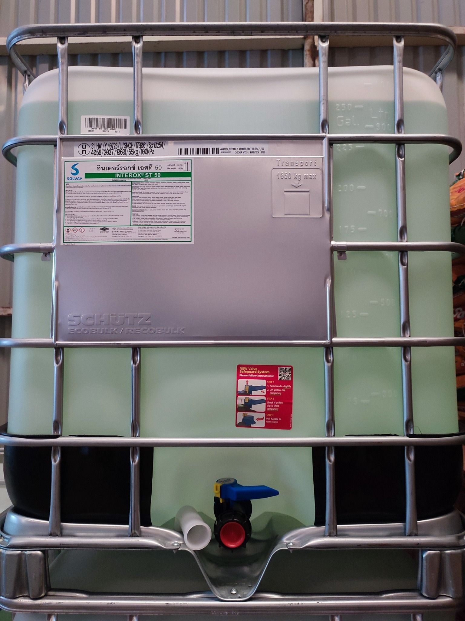 Oxy già INTEROX ST50 SOLVAY - ACHISON cung ứng giải pháp công nghiệp ...