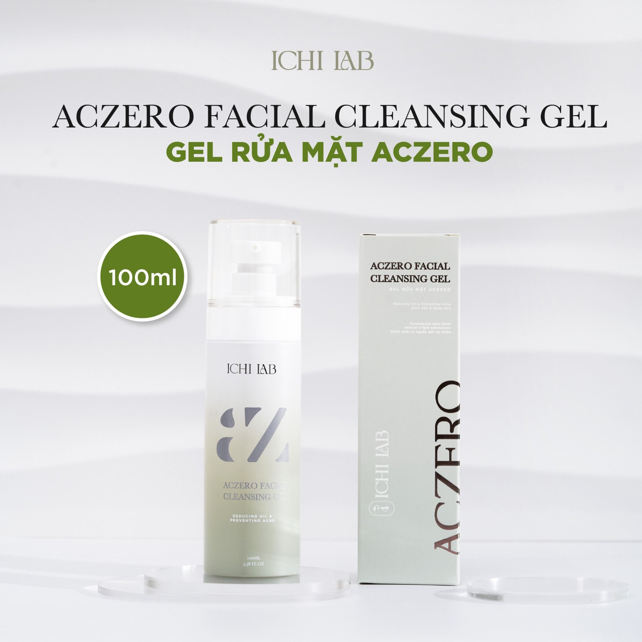 ICHI LAB Gel Rửa Mặt Aczero Facial Cleansing Gel 100ml – ICHILAB