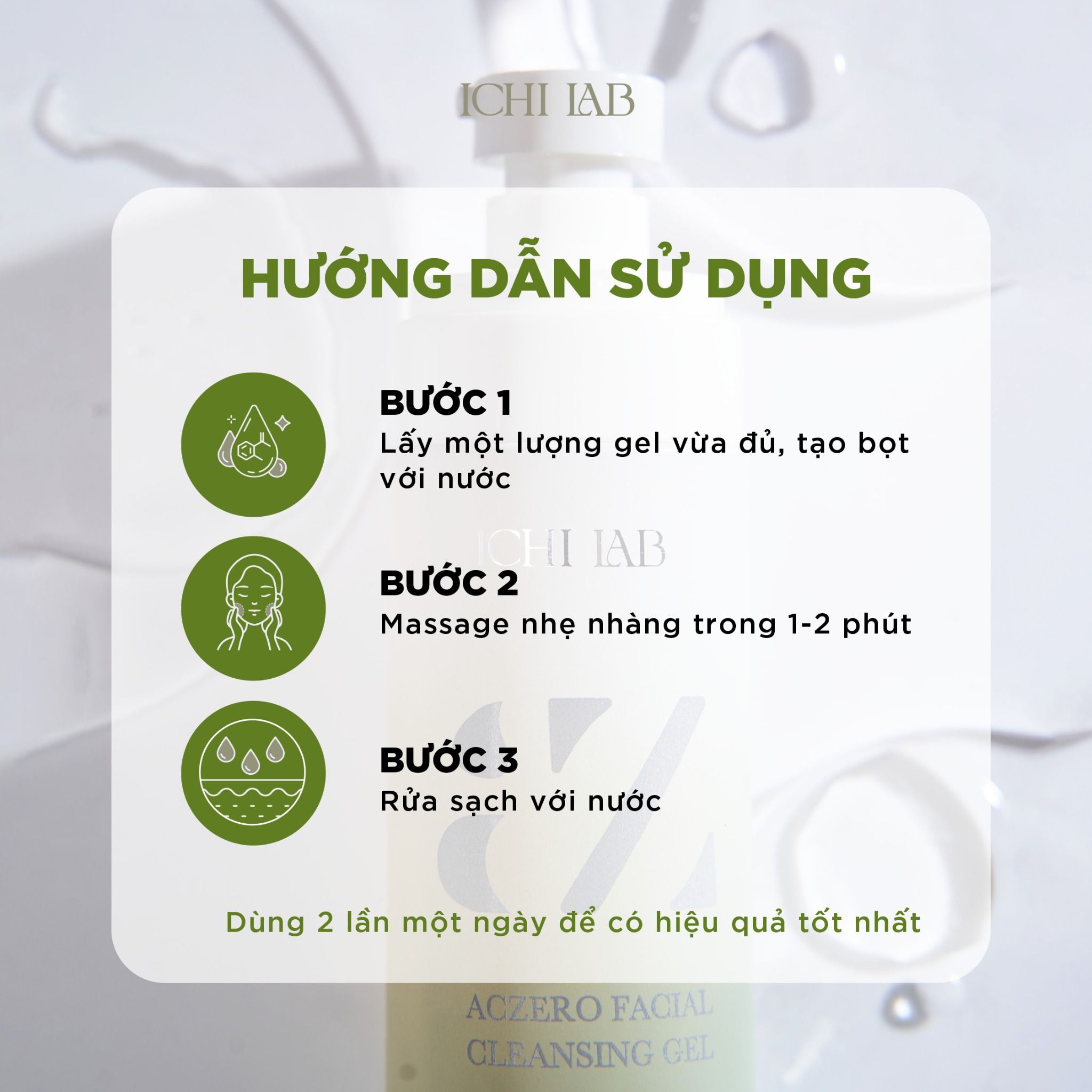 ICHI LAB Gel Rửa Mặt Aczero Facial Cleansing Gel 100ml – ICHILAB