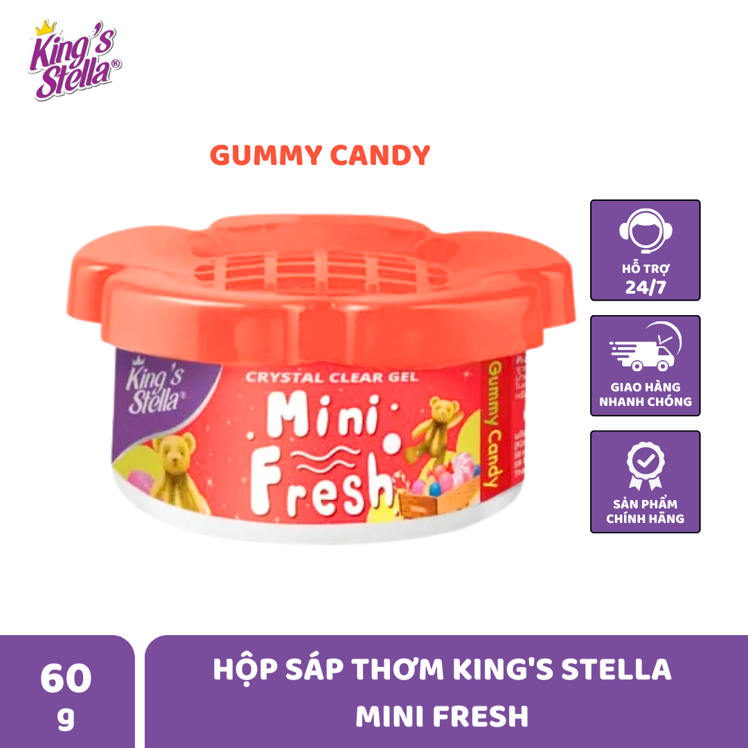 Sáp thơm King's Stella khử mùi Mini Fresh - 60g – Phạm Nguyên International