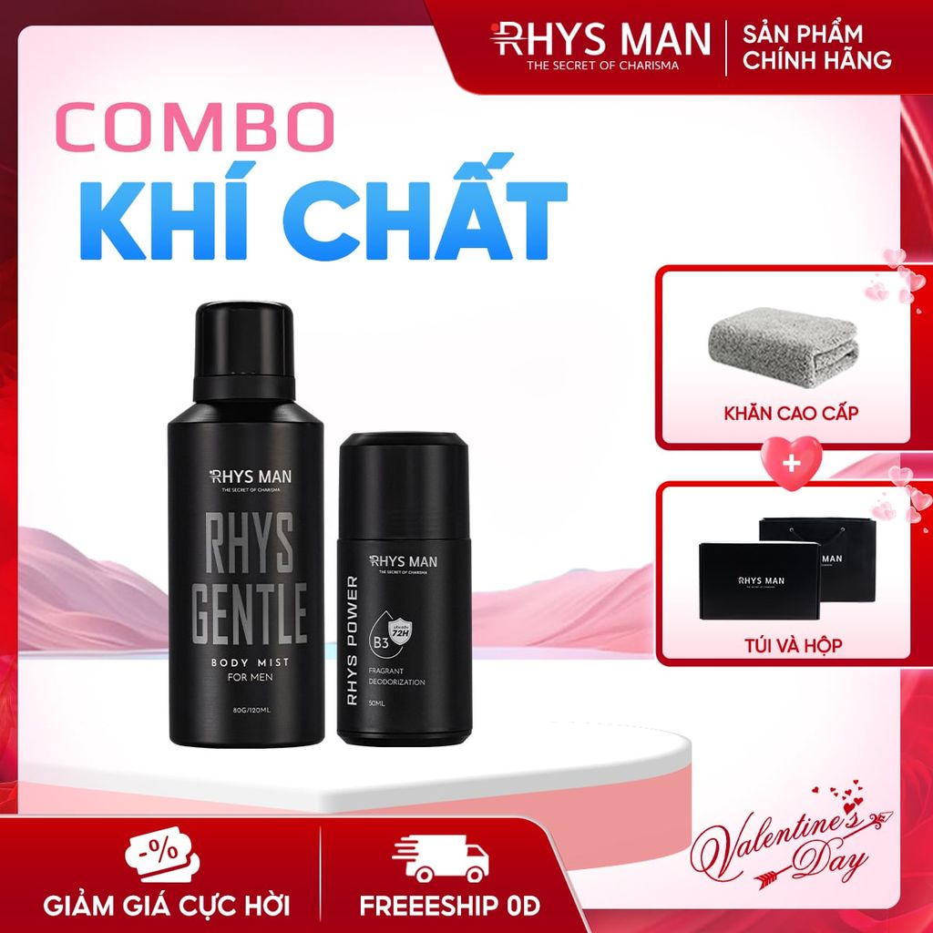 RHYS MAN - Chăm Sóc Đàn Ông Thế Hệ Mới