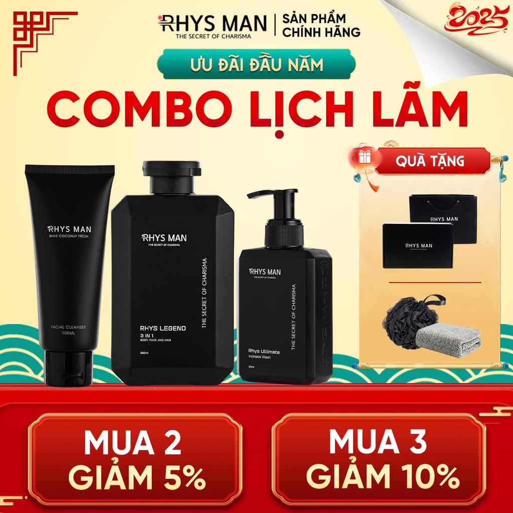 RHYS MAN - Chăm Sóc Đàn Ông Thế Hệ Mới