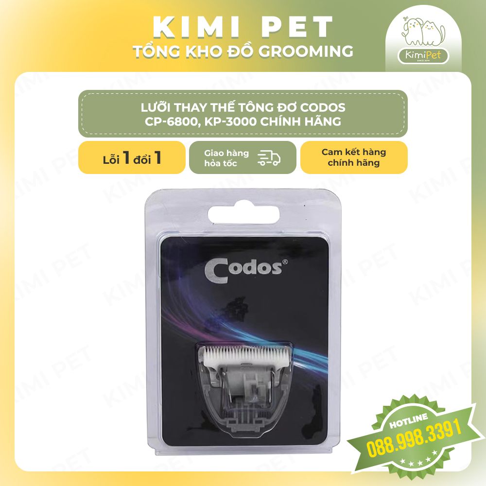 Lưỡi thay thế tông đơ Codos CP-6800, KP-3000 chính hãng – KimiPet Việt Nam