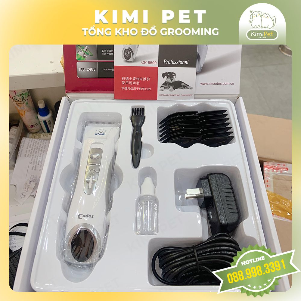 Tông đơ Codos CP-9600 chính hãng, tông đơ cắt tỉa lông chó mèo ...