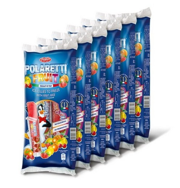 Polaretti Fruit Ice Lollies to Freeze with Fruit Juice 10EA 400ml Dolf ...