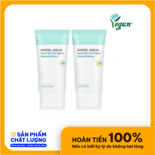 Kem chống nắng dưỡng ẩm beyond angel aqua moisture sun cream 50mlx2 – Kate Store