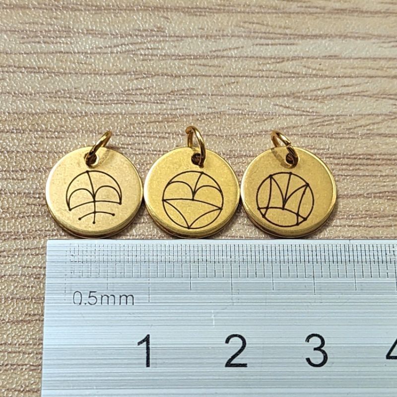 [Spell] Sigil Charm - Biểu tượng phép thuật khắc laser làm mặt dây chu ...