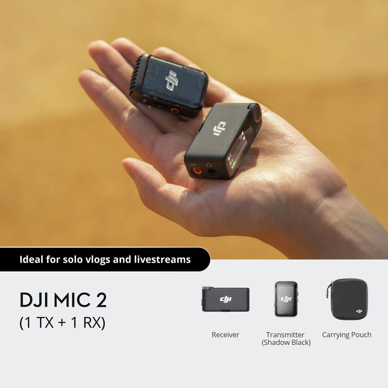 Microphone DJI Mic 2 Chính Hãng, Giá Tốt, Kèm Quà Tặng Độc Quyền – DJI ...