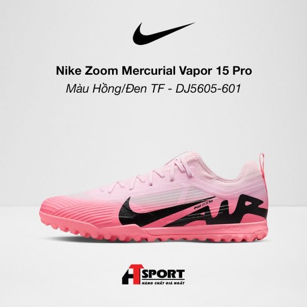 Nike Zoom Mercurial Vapor 15 Hồng/Đen Pro TF Mad Brilliance Pack – HT ...