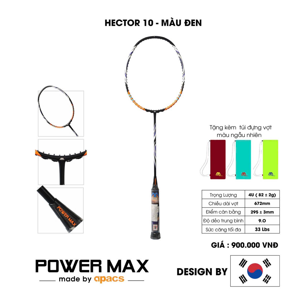 POWER MAX HECTOR 10 – Công ty TNHH Super Star Sports