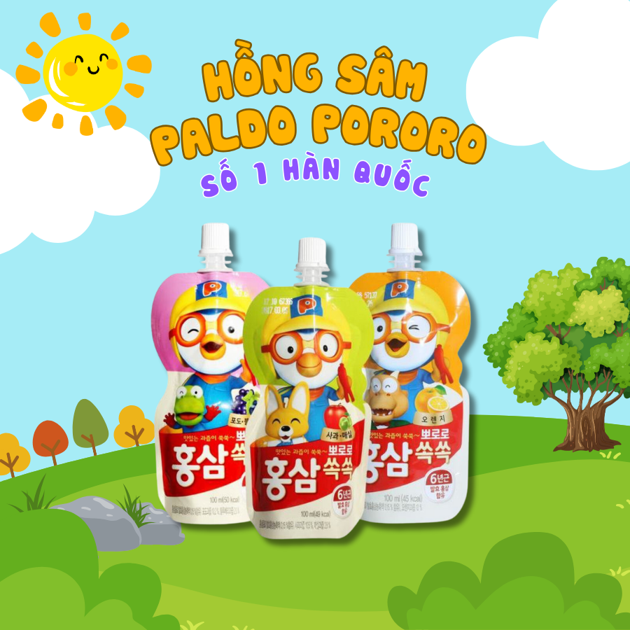 Nước Hồng Sâm Pororo - Hàn Quốc
