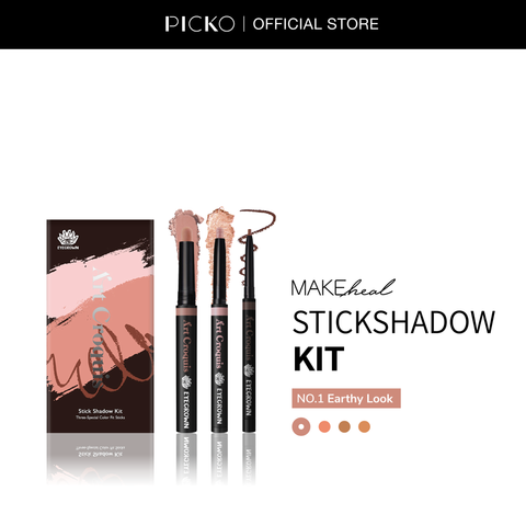 Bộ KIT trang điểm mắt 3 món MAKEHEAL EYECROWN ARTCROQUIS STICKSHADOW – pickomall