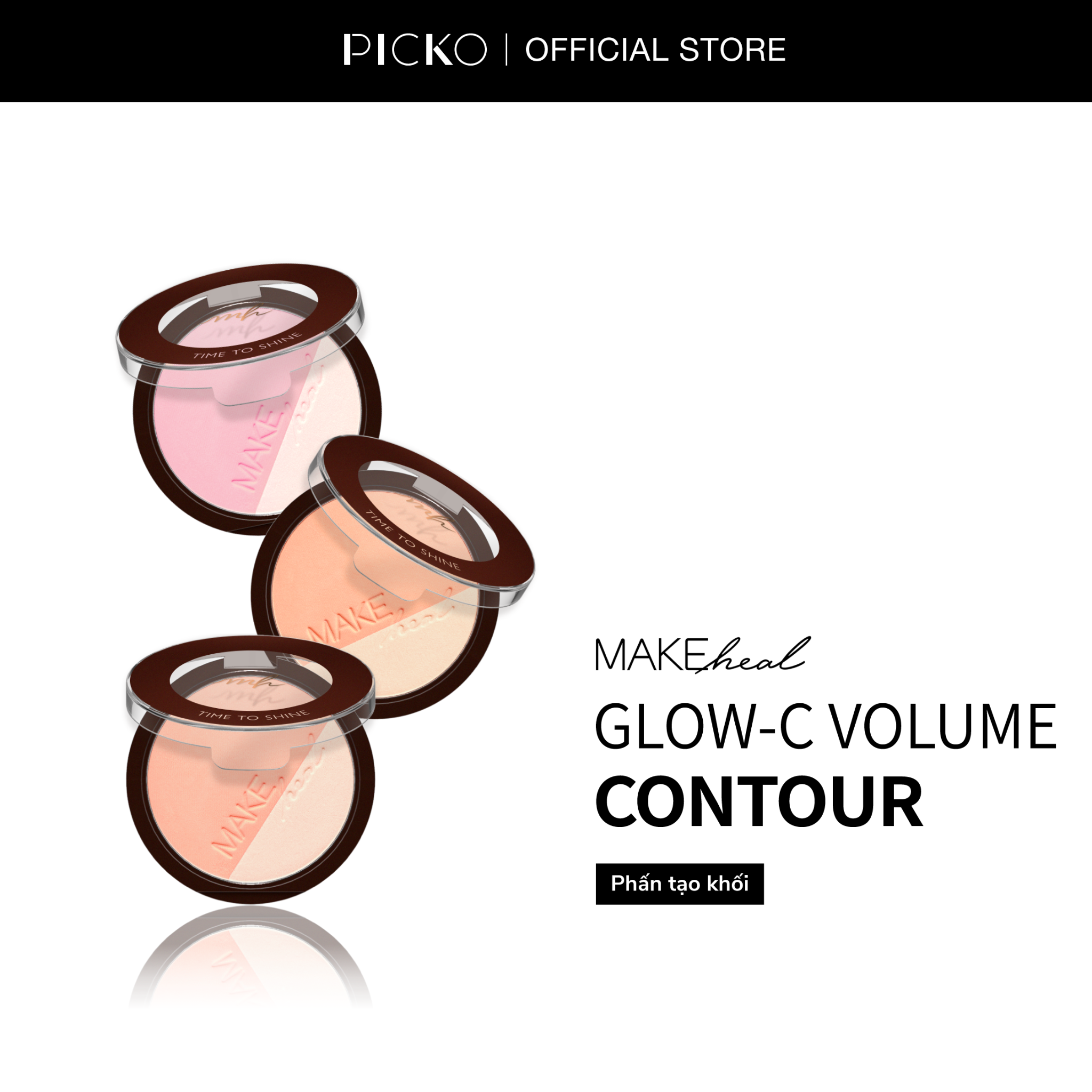 Phấn tạo khối Hàn Quốc MAKEHEAL Glow-C Volume contour 10G – pickomall