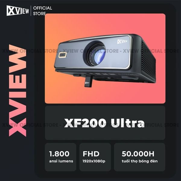 MÁY CHIẾU LED FULLHD XVIEW XF200 ULTRA SÁNG NHẤT HIỆN NAY – XVIEW VIỆT NAM