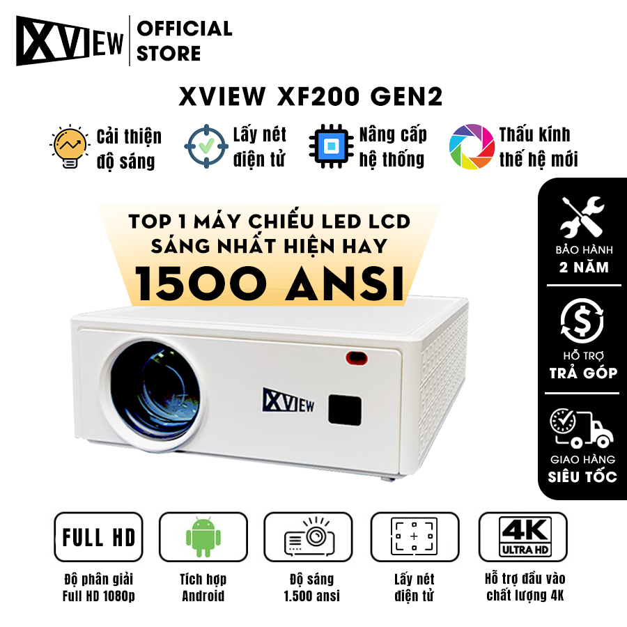 Xview máy chiếu thông minh cấu hình khủng