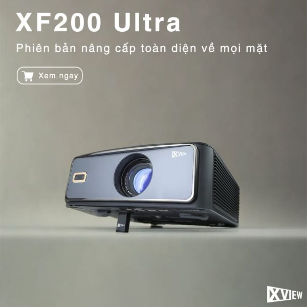 MÁY CHIẾU LED FULLHD XVIEW XF200 ULTRA SÁNG NHẤT HIỆN NAY – XVIEW VIỆT NAM