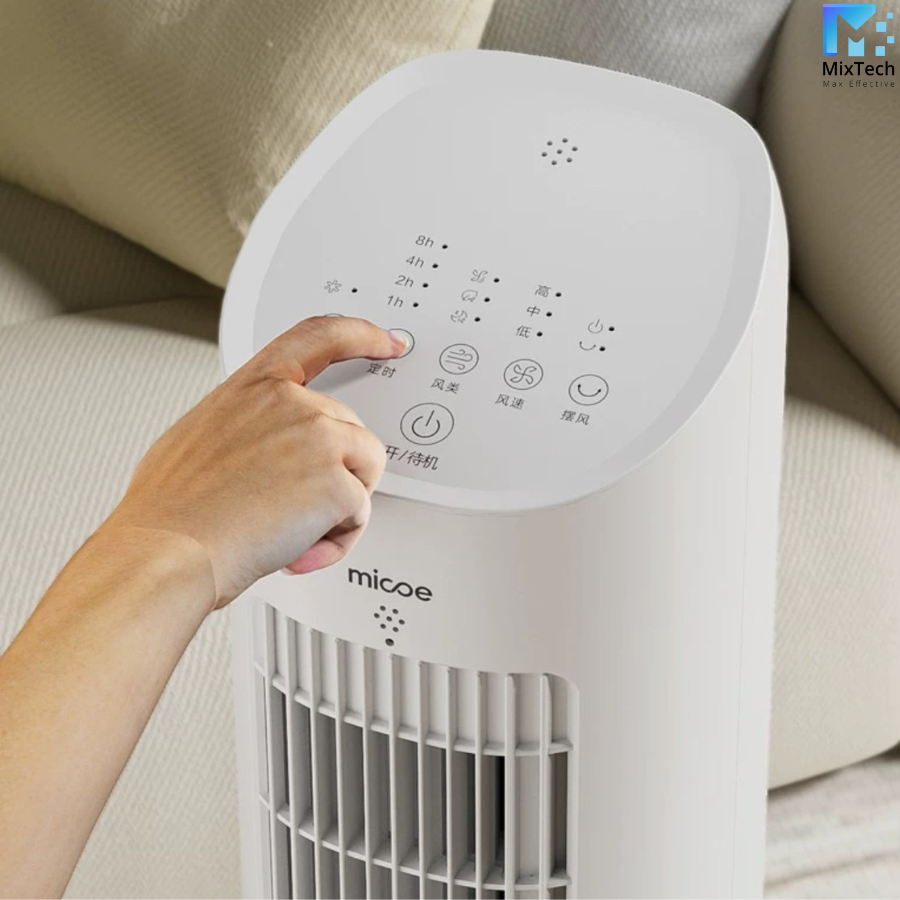 Quạt Tháp Hơi Nước Nhỏ Gọn Tiết Kiệm Không Gian Misoe – MixTech Shop