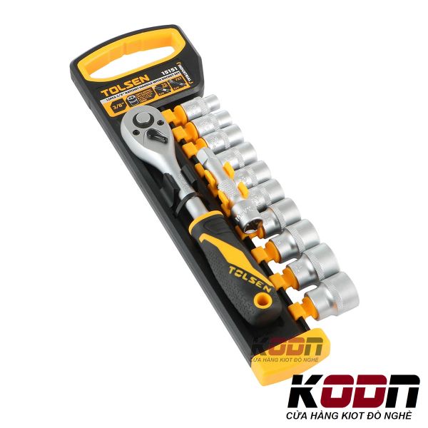 Bộ đầu tuýp 3/8 inch 12 chi tiết TOLSEN 15151