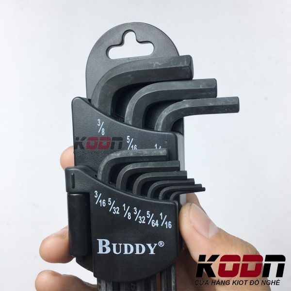 Bộ lục giác hệ inch có nam châm BUDDY A0099