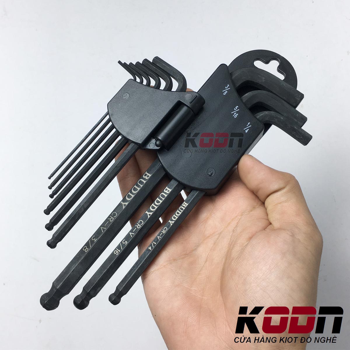 Bộ lục giác hệ inch có nam châm BUDDY A0099