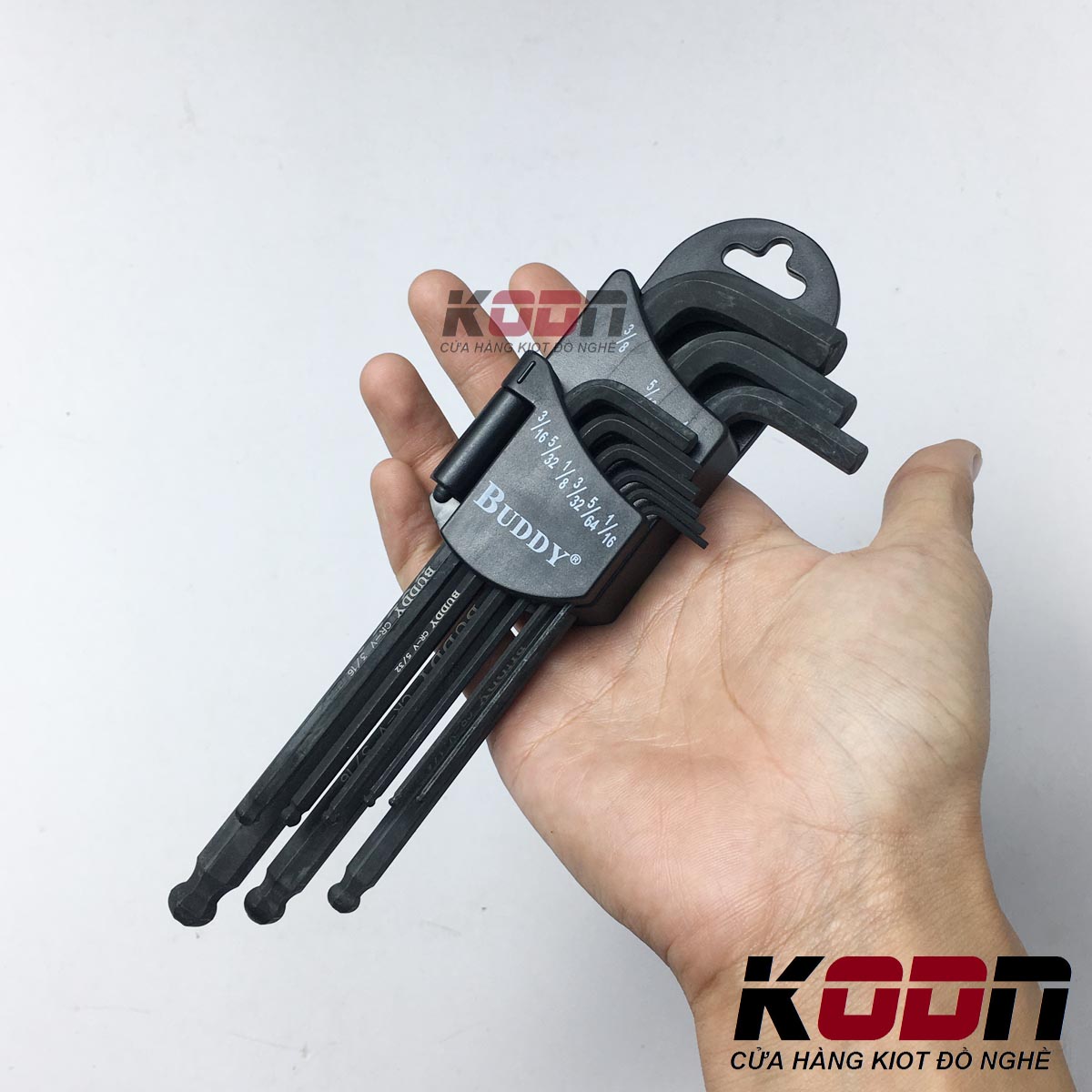 Bộ lục giác hệ inch có nam châm BUDDY A0099