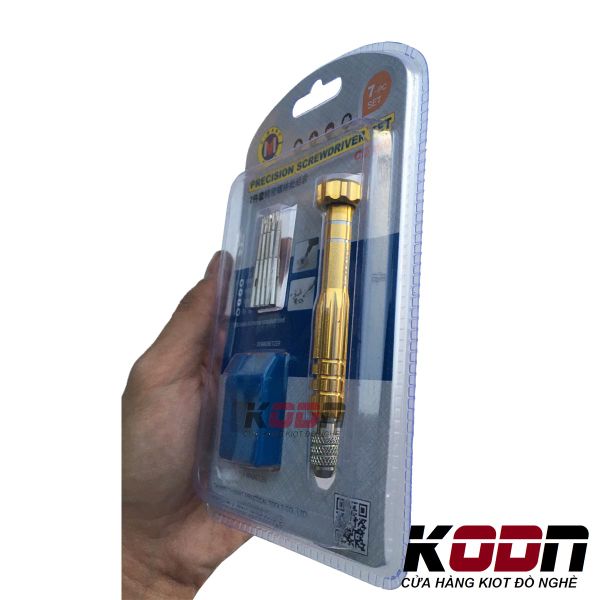 Bộ tua vít sửa điện tử 7 chi tiết C-MART C0050