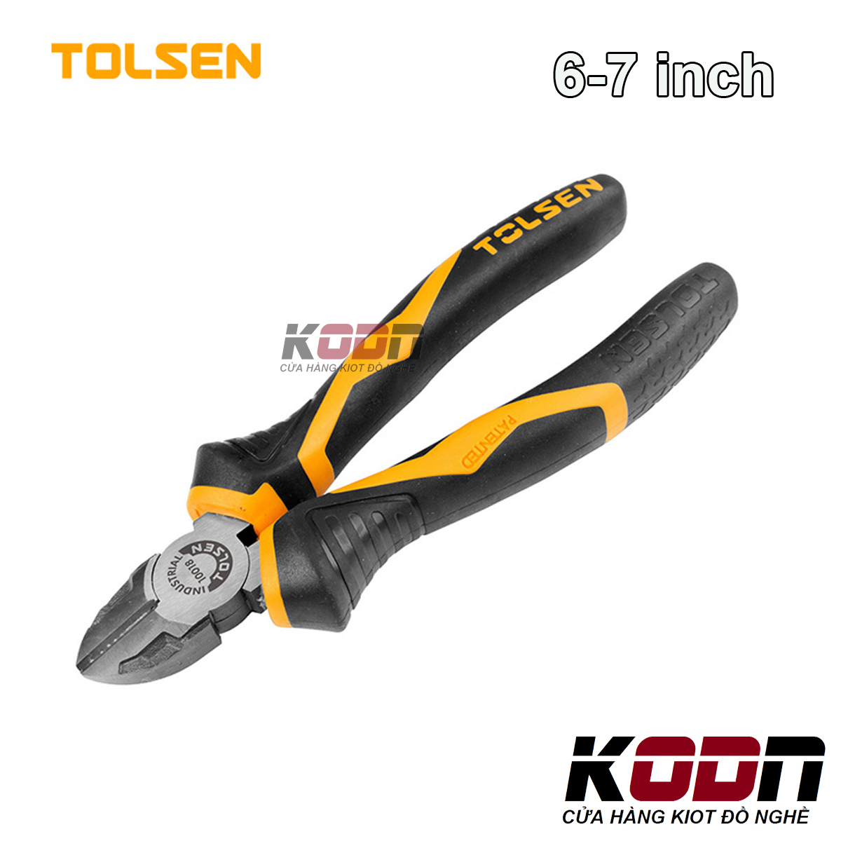 Kìm cắt dây điện công nghiệp 6-7 inch TOLSEN 10018-10019