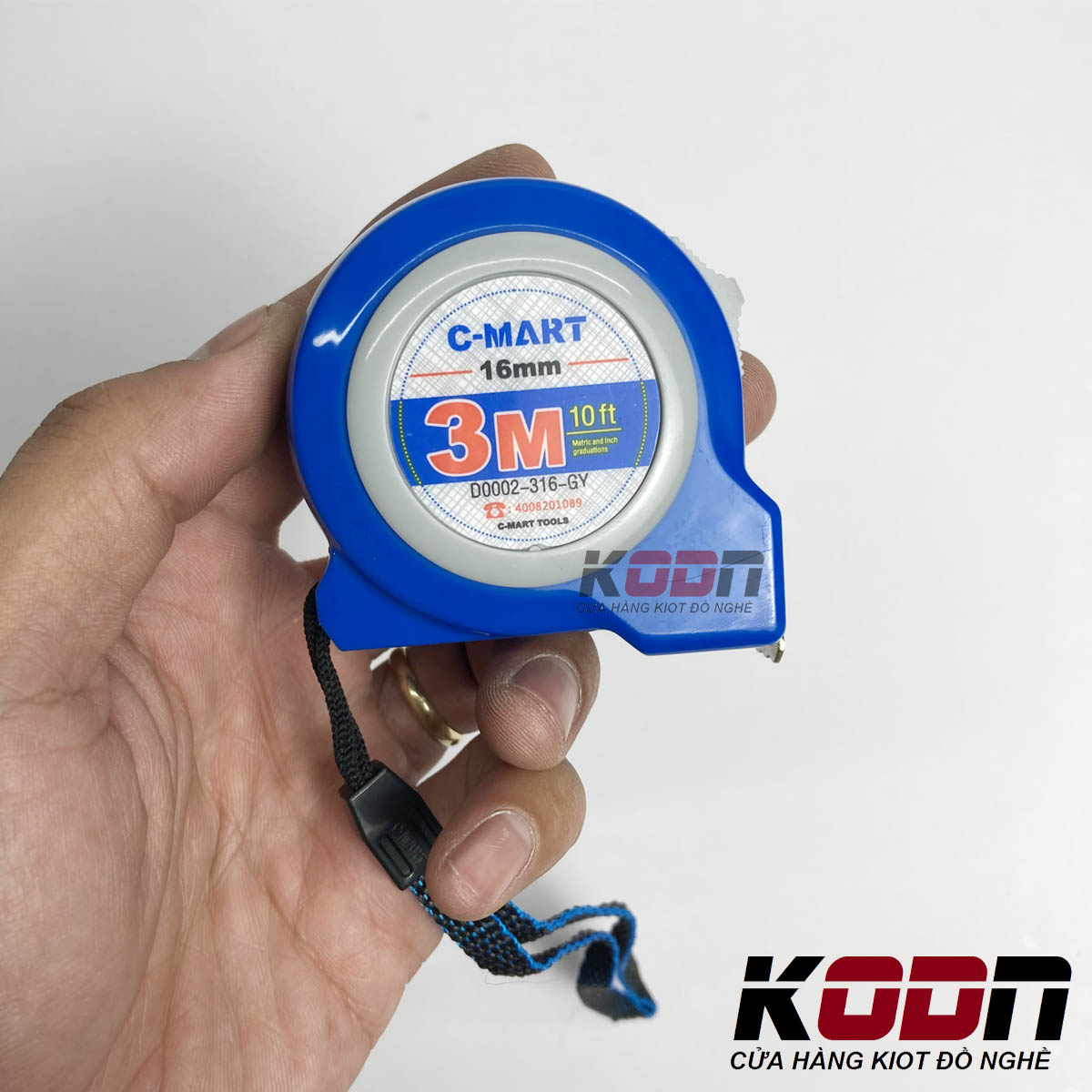 Thước cuộn, thước kéo 2m 3m 5m 7.5m 10m C-MART D0002