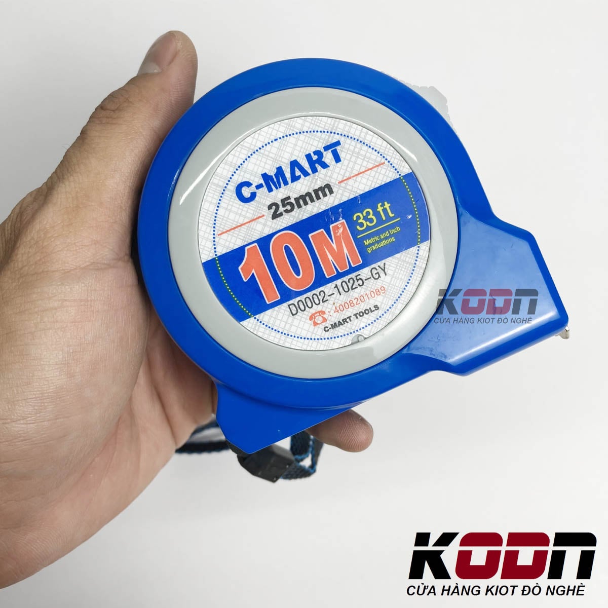 Thước cuộn, thước kéo 2m 3m 5m 7.5m 10m C-MART D0002