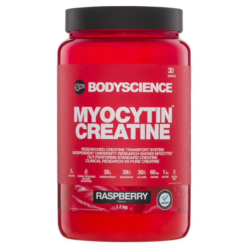 BSc Myocytin Creatine Quả mâm xôi 1,2kg