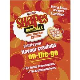 Arnott's Shapes Multipack Cracker Biscuits Mini Chicken Crimpy 8 gói