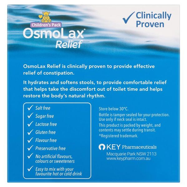 OsmoLax Relief Children's Laxative Powder 35 Dose 298g - Macrogol Cons