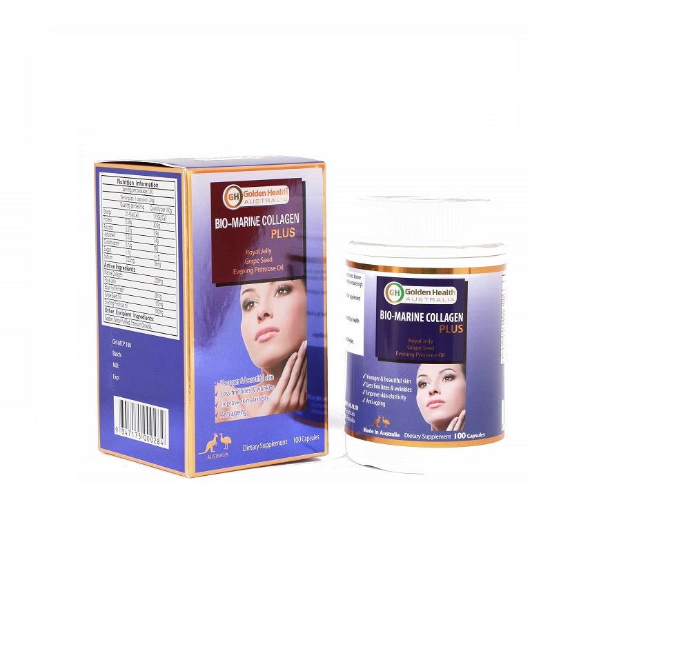 Viên uống Golden Health Bio-Marine Collagen Plus 100 viên