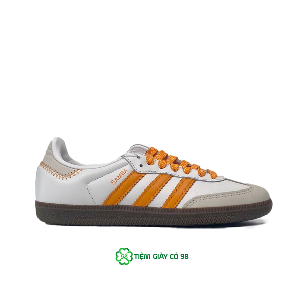 ADIDAS SAMBA OG WHITE EQUIPMENT ORANGE IE6521 – Tiệm Giày Cỏ 98