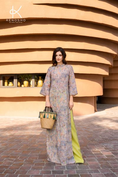 Áo Dài Tinh Khôi Ramie Thanh Lịch – Vẻ Đẹp Phụ Nữ Việt | Kenosho