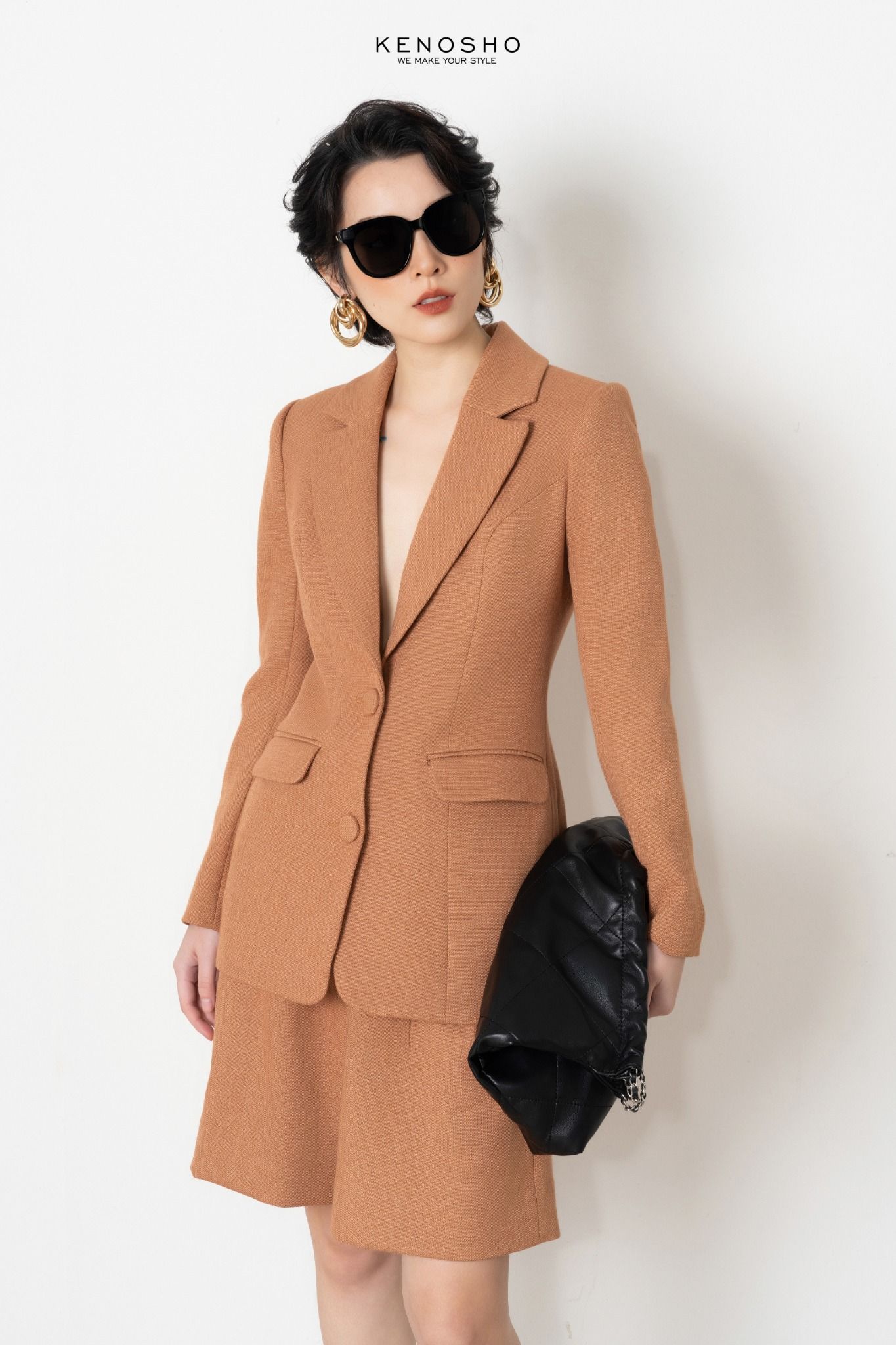 Bộ Blazer Du Lịch - Blazer Tay Lỡ & Quần Sooc | Năng Động Hiện Đại – Kenosho