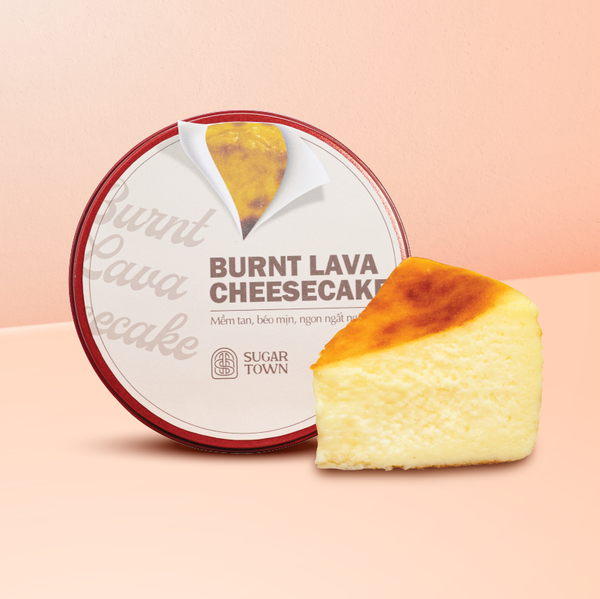[Chỉ giao HCM] Burnt Lava Cheesecake SUGAR TOWN